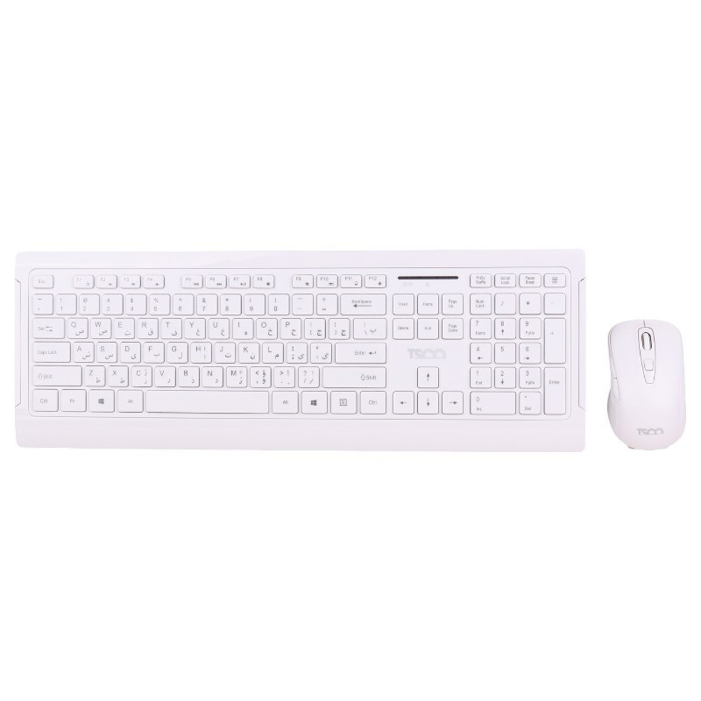 کیبورد و موس بیسیم TSCO TKM 7023W White(آکبند)